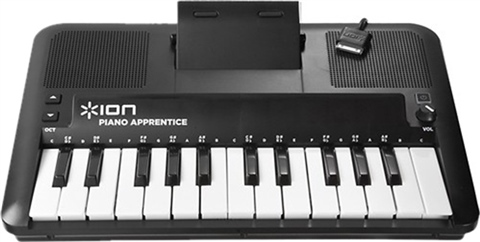 ION Audio Piano Apprentice 25 Key Lighted Keyboard for iPad, iPhone ...