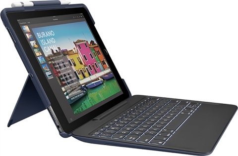 Logitech Slim Combo (Y-B0011) Wireless Backlit Keyboard For iPad Pro 10 ...