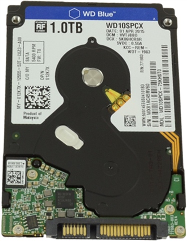 Western Digital WD10SPCX 1TB 2.5" SATA *use SHDDWD1TBBLUSLIA* - CeX (UK ...