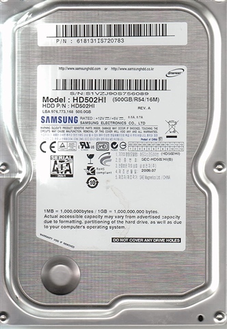 Samsung HD502HI 500GB 3.5" SATA - CeX (UK): - Buy, Sell, Donate