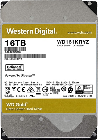 WD Gold 16TB Enterprise Class Hard Disk Drive 3.5" - WD161KRYZ - CeX ...