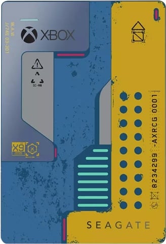 Seagate CyberPunk 2077 Special Edition 2TB XBox Portable Hard Drive ...