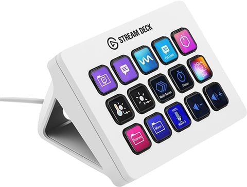 Elgato Stream Deck MK.2 - Live Content Creation Controller - White, A ...