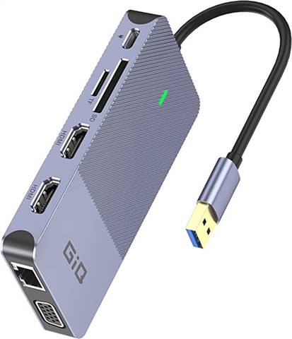GIQ D3908 9 in 1 USB3 Docking Station - CeX (UK): - Buy, Sell, Donate