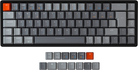 Keychron K6 RGB Backlit Wireless Mechanical Keyboard (Brown), B - CeX ...