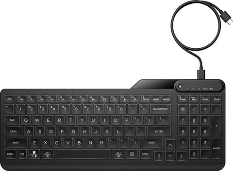 HP 400 Backlit Wired Keyboard, B - CeX (UK): - Buy, Sell, Donate