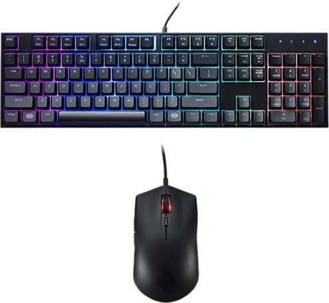 Cooler Master MasterKeys Lite L RGB Mechanical Keyboard & Mouse, B ...