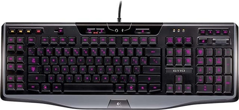 Logitech G110 Membrane WIred Gaming Keyboard - Black, B - CeX (UK ...