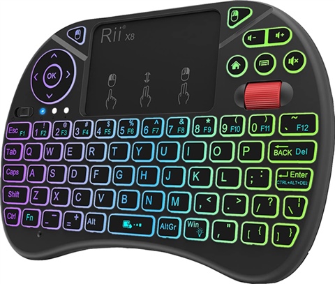 Rii X8 Mini Wireless Keyboard with Controller & Touchpad, B - CeX (UK ...