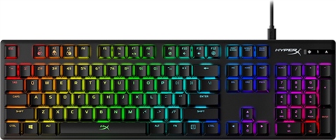 HyperX Alloy Origins RGB Mechanical Gaming Keyboard(HX Red)-Black C ...