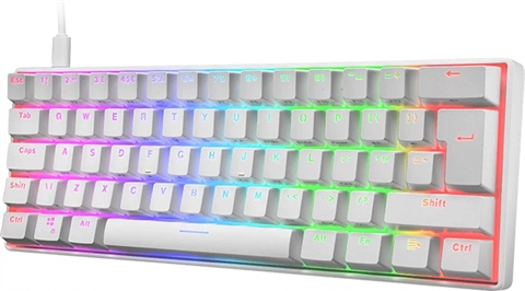 Newmen GM611 60% USB-C Mech Keyboard - Black (Red Switches), A - CeX ...