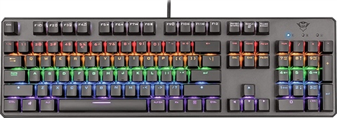 Trust GXT Asta 865 RGB Mechanical Gaming Keyboard, C - CeX (UK): - Buy ...