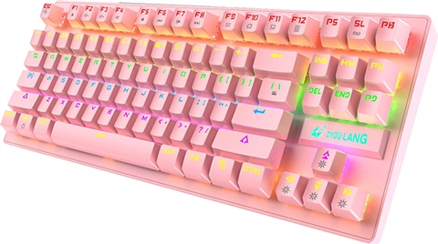 Felicon K2 Wired TKL Mechanical RGB Gaming Keyboard (Blue Switch), B ...