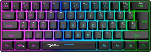 Newmen GM611 60% USB-C Mech Keyboard - Black (Red Switches), A - CeX ...