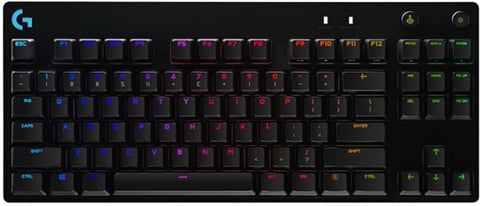 Logitech Pro X RGB Mechanical Gaming Keyboard (GX Brown) - Black, A ...