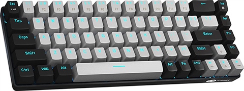 MageGee MK-Box 60% 68 Keys Gaming Keyboard (Red Switch) - Grey/White, A ...