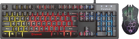 Marvo Scorpion KM409 Gaming Keyboard and Mouse Combo, C - CeX (UK ...