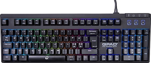 Qpad MK 90 Pro Gaming Mechanical Keyboard (Cherry MX Red), C - CeX (UK ...