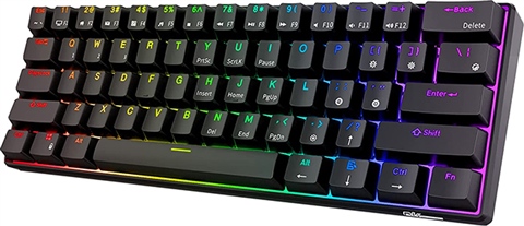 RK Royal Kludge RK61 Wireless Mech 60% Gaming Keyboard (Brown Switch ...