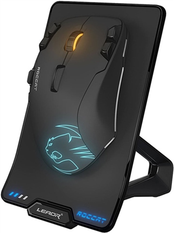 Roccat Leadr 12000dpi RGB Gaming Mouse (With Charging Dock), B - CeX ...
