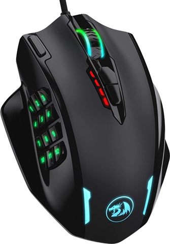 Redragon M908 Impact 12,400 DPI 19 Button Wired Mouse, B - CeX (UK ...