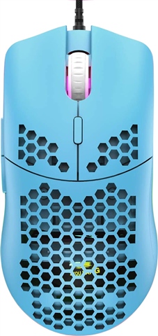 Hoopond ZiyouLang 69G Honeycomb Shell Wired Gaming Mouse - Blue, B ...