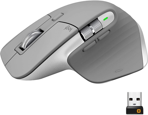Logitech MX Master 3 Advanced Wireless Mouse for Mac - Mid Grey, C ...
