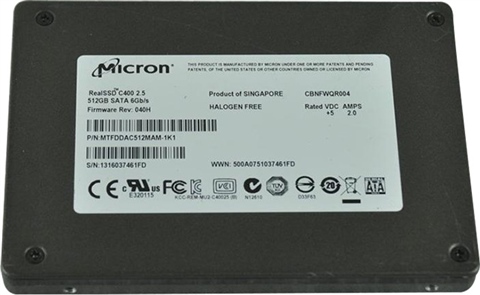 Micron RealSSD C400 512GB SATA 2.5" - CeX (UK): - Buy, Sell, Donate
