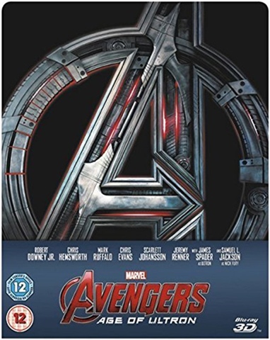 Avengers: Age of Ultron (12) 2015 3D Limited Ed. Steelbook - CeX (UK ...