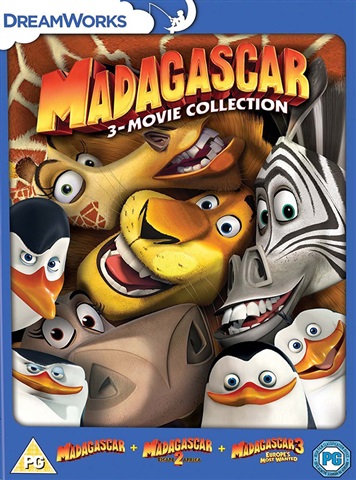 Madagascar 1-3 Movie Collection (PG) 3 Disc - CeX (UK): - Buy, Sell, Donate