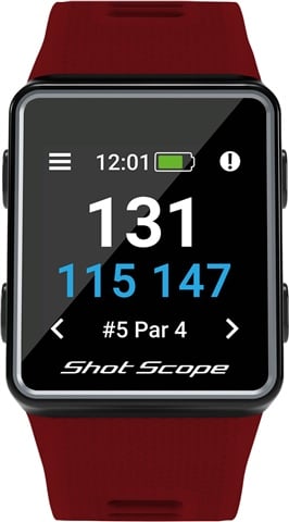 Shot Scope V3 GPS Golf Watch - Red, B - CeX (UK): - Buy, Sell, Donate