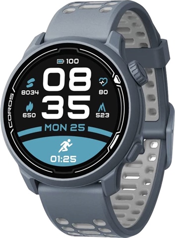 Coros Pace 2 Premium GPS Sport Watch - Blue Steel With Silicone Band, B ...