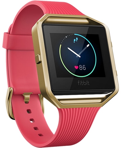 Fitbit Blaze Smart Fitness Watch (Large) - Gold/Pink, B - CeX (UK ...