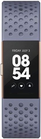 Fitbit Charge 2 Heart Rate + Fitness Blue-Grey/Rose Gold - Small, C ...