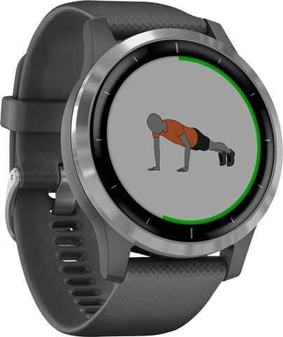 Garmin Vivosmart 4 Smart Activity Tracker Small/Medium - Silver/Blue, B ...