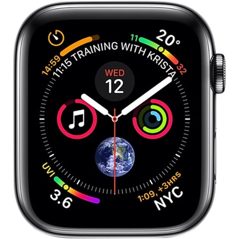 Watch Series 4 (Cellular) NO STRAP, Space Black Stainless Steel, 44mm ...