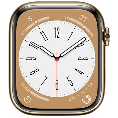 Watch Series 8 (Cel) NO STRAP, Gold Stainless Steel, 45mm, B - CeX (UK ...