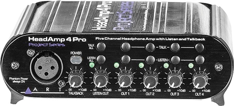 ART HeadAMP 4 Pro 5-Channel Headphone Amplifier with Talkback, B - CeX ...
