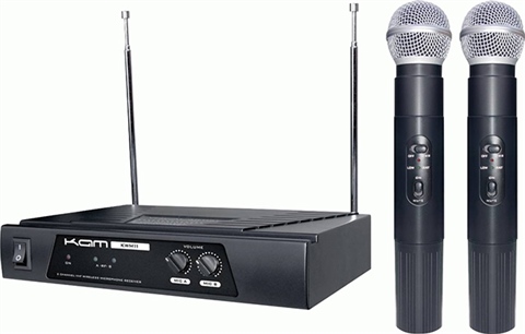 KAM KWM11 Dual Handheld Wireless Microphone System (XLR), B - CeX (UK ...