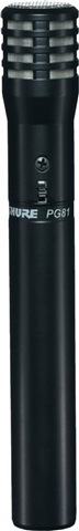 Shure PG81 Cardioid Condenser Microphone (XLR), B - CeX (UK): - Buy ...