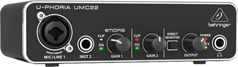 Behringer UMC22 Computer Audio Interface, C - CeX (UK): - Buy, Sell, Donate