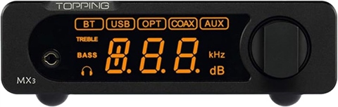 Topping MX3 DAC Bluetooth Headphone Amplifier - Black, B - CeX (UK ...