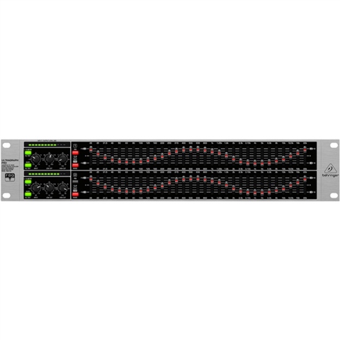 Behringer FBQ3102 Ultragraph Pro 31 Band Stereo Graphic Equalizer, B ...