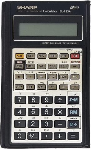 Sharp EL733A Scientific Financial and Graphing Calculator, B - CeX (UK ...