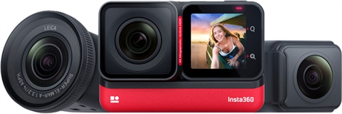 Insta360 ONE RS Trio (1-Inch Leica + 4K + 360 Lenses) Action Camera, B ...