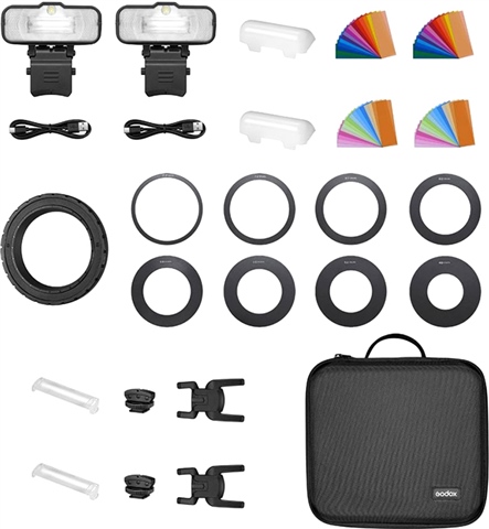 Godox MF12-K2 Dual Macro Flash Kit (w/All Accessories) - CeX (UK ...