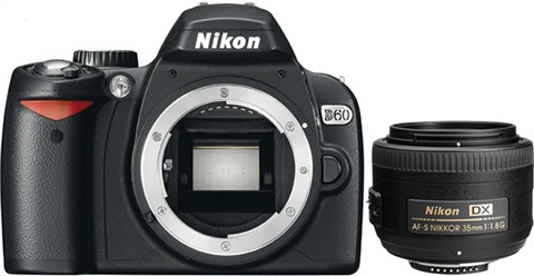 Nikon D60 SLR+Nikkor AF-S DX35mm F/1.8, C - CeX (UK): - Buy, Sell, Donate