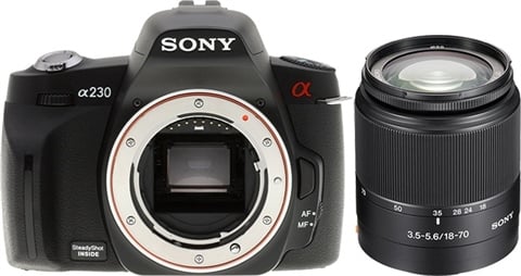 Sony Alpha 230 DSLR-A230 10.2M + 18-70mm, B - CeX (UK): - Buy, Sell, Donate