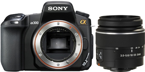 Sony Alpha 300 DSLR-A300 10.2M + 18-55mm, C - CeX (UK): - Buy, Sell, Donate