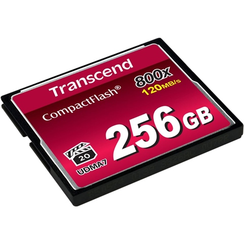 Transcend TS256GCF800 256GB 800X 120MB/s Compact Flash Card - CeX (UK ...